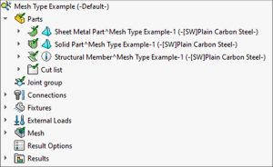SOLIDWORKS Simulation Mesh Types - Solid Vs. Shell Vs. Beam - Sparx ...
